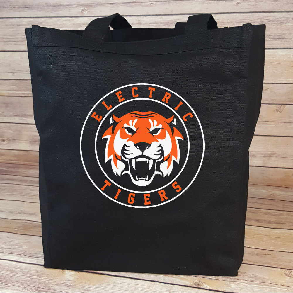 Electric Tigers Fastpitch Tote Bag – SheltonShirts
