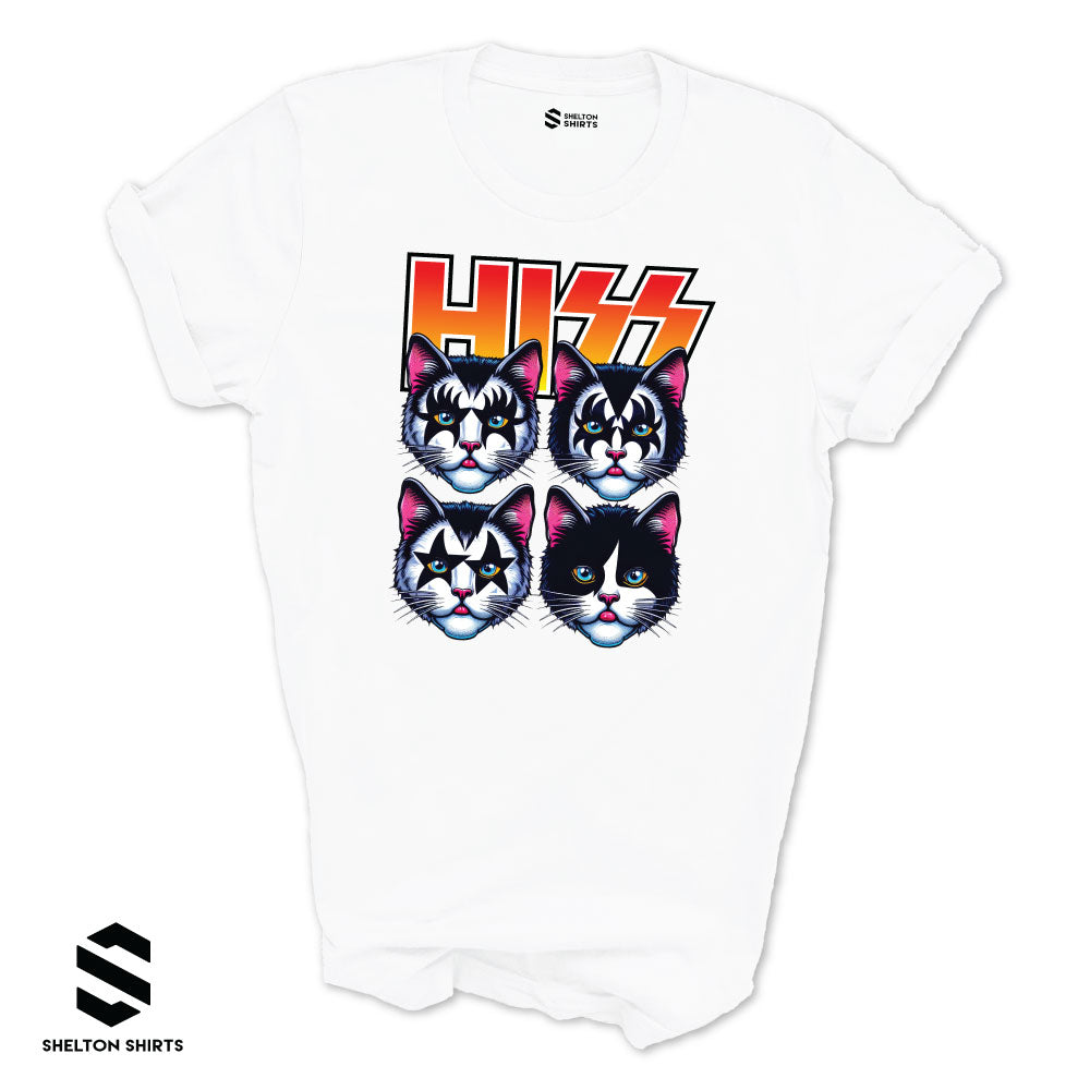 Hiss Cat Band Funny Parody Shirt – SheltonShirts
