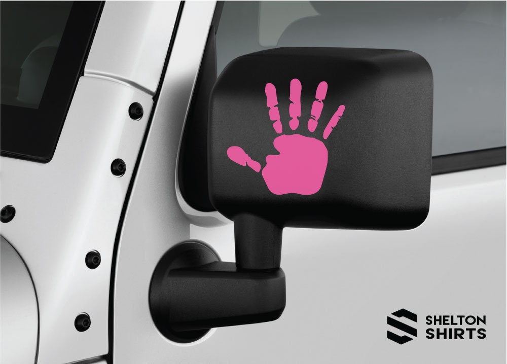 Jeep Wave Vinyl Decal Sticker for Jeep Side Mirror or Back Window- Jee ...